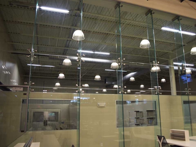Point Support Glass Wall Partitions | Avanti Systems USA