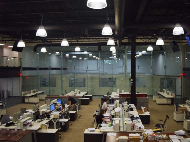 Point Support Glass Wall Partitions | Avanti Systems USA